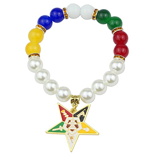 OES Sorority Paraphernalia Gift Order of The Eastern Star Bracelet Nec ...