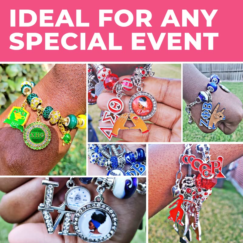 Zeta Phi Beta Charm Bracelet – RITUALISTIC GIFTS